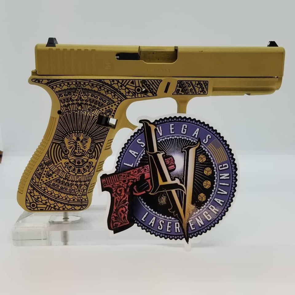 "Here are some pics of our Mayan calendar build on this GLOCK 17 #LVLE ...