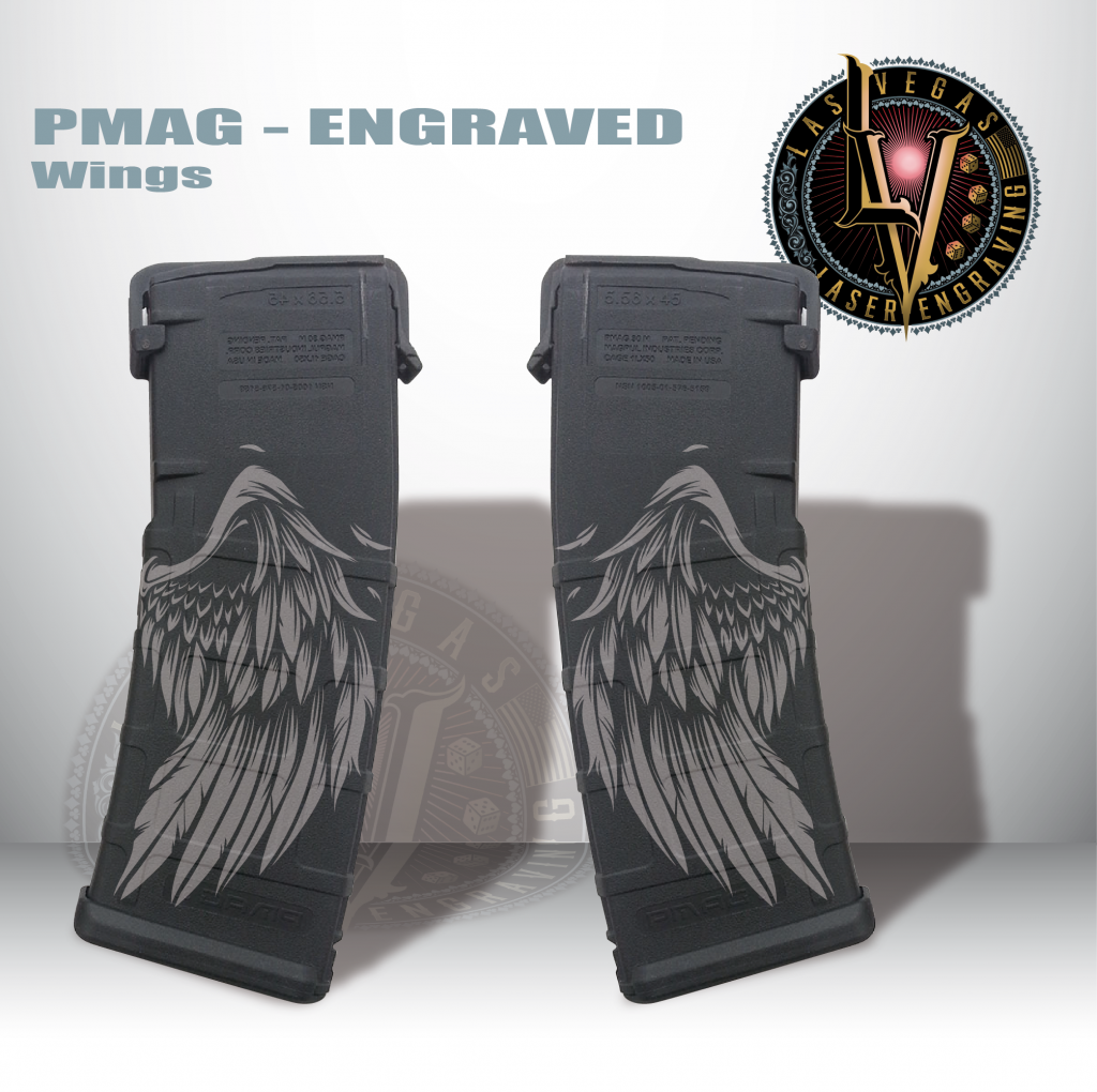 ENGRAVED PMAGS - Wings - Shop - LV Laser Engraving