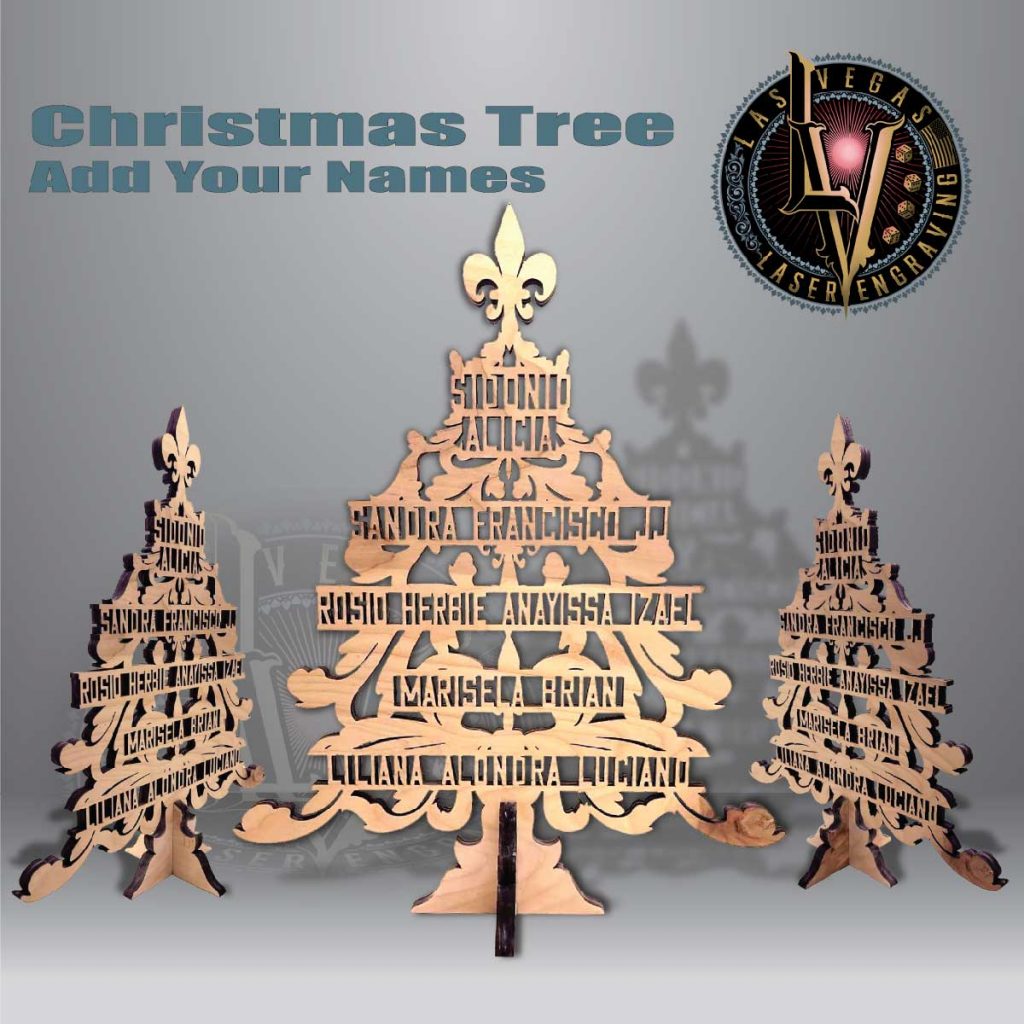 PERSONALIZED Christmas Trees - Shop - LV Laser Engraving