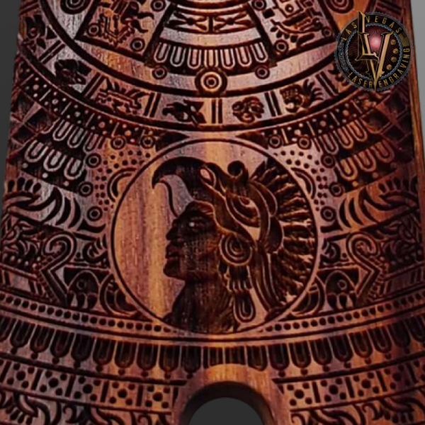 Custom Laser Engraved 1911 Wood Grips - Aztec Edition - Shop - LV Laser ...